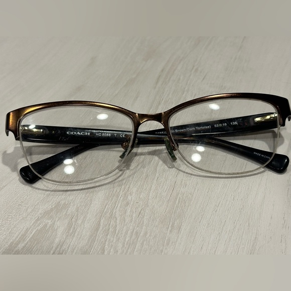 Coach | Accessories | Coach Eyeglasses Hc 566 955 Browndark Tortoise ...